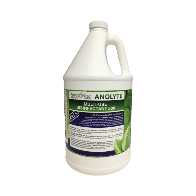 ENVIRONIZE® 500 Anolyte Multi-Use Disinfectant For Hard Non Porous Surfaces