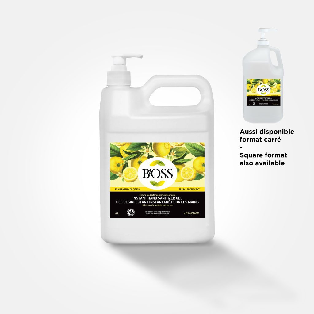 BiOSS Original 3.78L | Instant Hand Sanitizing Gel - Lemon Scent - EPI ...